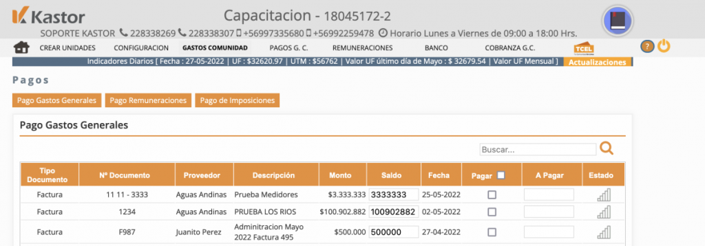 ¿Cómo funcionan los gastos en Kastor? - Kastor